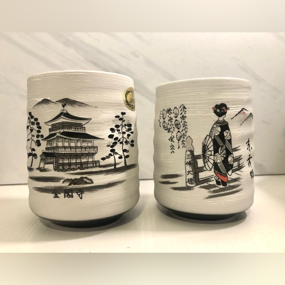 Vintage | Dining | Set 2 Of Yunomi Tea Cups | Poshmark
